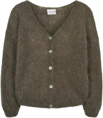 Americandreams Americandreams, Femme, Pulls, Vert, Taille: 42 FR Cornelia LS Cardigan