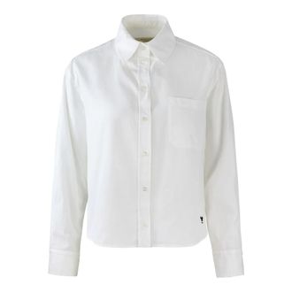 Max Mara Wei&szlig;e Baumwollbluse - - Blouses & Shirts - Damen - Wei&szlig; - XS