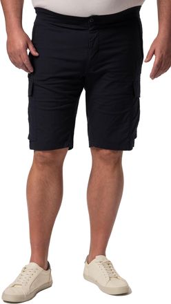 Men Plus Herren gro&szlig;e Gr&ouml;&szlig;en &Uuml;bergr&ouml;&szlig;en Menswear L-8XL Men+ Cargo-Bermuda, Bauchfit, Relaxed Fit, bis 72 Navy blau 64 837819130-64