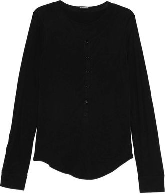 Ann Demeulemeester Button-front Long-sleeve T-shirt