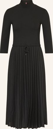 Tommy Hilfiger Kleid Im Materialmix Mit 3/4-Arm schwarz