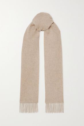 Johnstons of Elgin Écharpe En Cachemire À Franges - Neutres