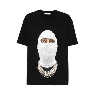 Ih Nom Uh Nit Mask Print T-Shirt - - Tops - Herren - Schwarzk - 2XL