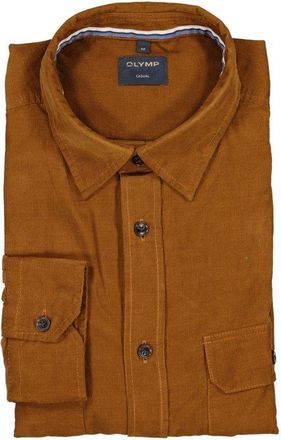 Olymp Herren Hemd braun