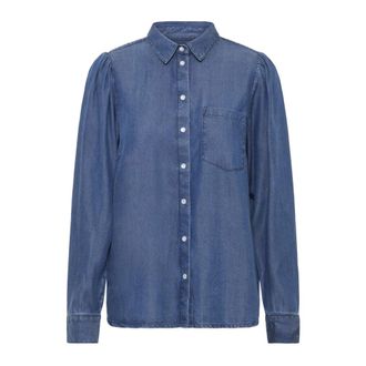 Ichi IhBorgie Sh2 - - Blouses & Shirts - Damen - Blau - L