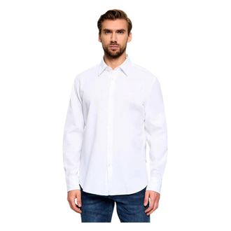 HUGO BOSS Homme, Chemises, Blanc, Taille: M Chemise Manches Longues Relegant 6