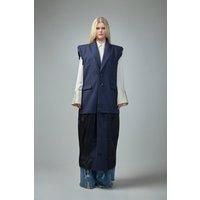 VETEMENTS Deconstructed Sleeveless Lining Coat
