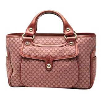 Celine Sac &agrave; main en toile Pre-owned - Femme - Pre-owned - Rose - Taille: ONE Size