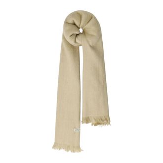 Alpaca Loca Double Scarf - - Accessories - Damen - Beige - ONE SIZE