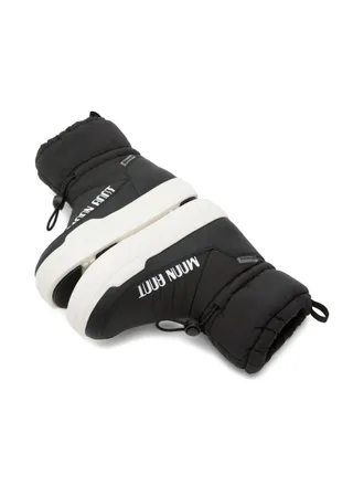 Moon Boot Icon Kids Black Polyester; Polyurethane