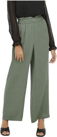 Jacqueline de Yong JdY Jdydivya Life Hw Wide Pants WVN Noos Pantalon avec Coupe Large, Sea Spray, L / 32L Femme/Adulte