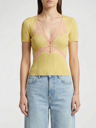 Self Portrait Top SELF-PORTRAIT Damen Farbe Gelb