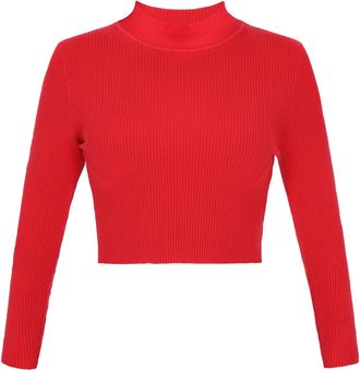 Mymo Pullover Frauen Rot