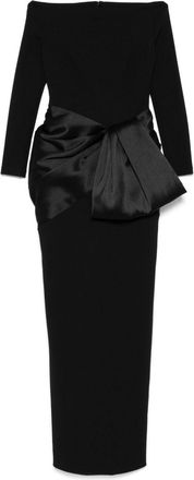 Solace London Kori Abendkleid - Schwarz