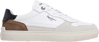 Pepe Jeans London Herren Camden Nature M Sneaker, White Optic White, 41 EU