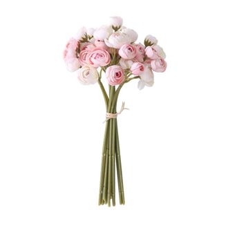 NUOBESTY Simulierte Kamelie Strau&szlig; Hochzeit Deko Blume Pink Romantisches Blumendekor f&uuml;r Zuhause und Braut
