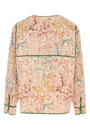 Valentino Garavani Mens Gilet Shirt Multicolor Linen