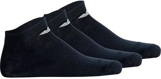 Emporio Armani Casual Cotton 3-Pack Sneaker Socks Lot de 3 Paires de Chaussettes, Bleu/Bleu/Bleu, S-M Homme