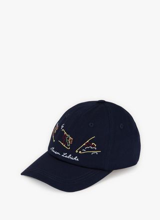 Maison Labiche Casquette Beaumont Chien de ski en coton