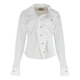 Vivienne Westwood Drunken Shirt - - Blouses & Shirts - Damen - Wei&szlig; - S