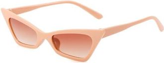 Generic Lunettes De Soleil &Agrave; Petite Monture For Femmes, For F&ecirc;tes, Plein Air, Vacances, Sport, Hommes(Brown)