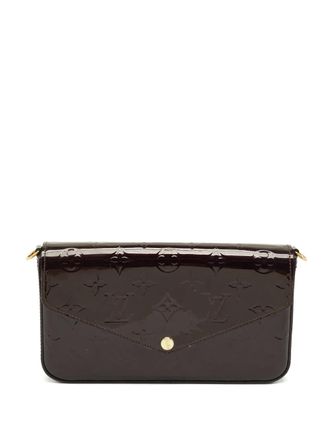 Louis Vuitton F&eacute;licie Monogram Vernis Clutch - Rot