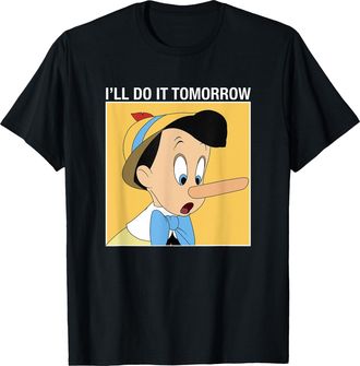 Disney Pinocchio Ich mache es morgen V2 T-Shirt