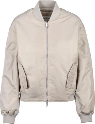 Calvin Klein Jeans Femme, Vestes, Beige, Taille: 42 FR Bomber Jacket