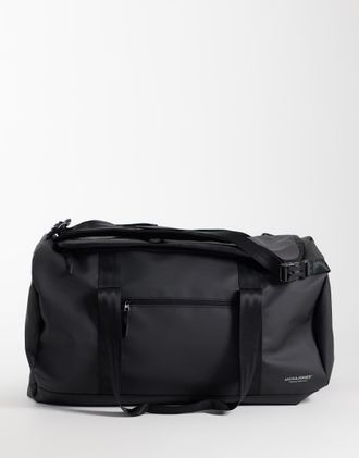 Jack & Jones Utility-Reisetasche in Schwarz