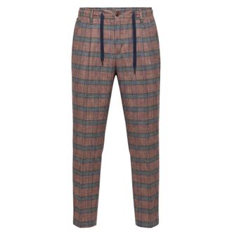 Baldinini Karierte Hose - - Trousers - Herren - Rot - M