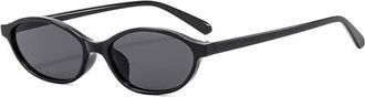 Generic Lunettes De Soleil D&eacute;coratives For Hommes Et Femmes, Monture &Agrave; Petite, Id&eacute;ales For Les Vacances Ou D&eacute;placements(Black)