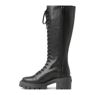 Stuart Weitzman Soho Lug Bottes &agrave; Talons Hauts - Femme - Chaussures - Noir - Taille: 34 1/2 EU