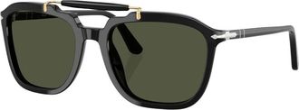 Persol unisex, Accessoires, Noir, Taille: 57 MM Senna Lunettes de soleil