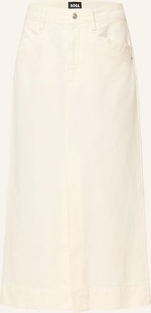HUGO BOSS Jeansrock Semaire weiss
