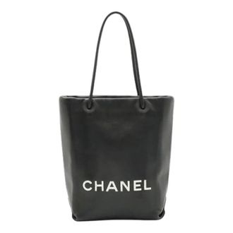 Chanel Pre-owned Essential Tote Kleine Leder-Tote Bag - - Pre-owned - Damen - Schwarzk - ONE SIZE