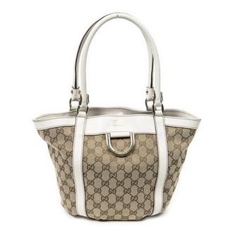 Gucci Crossbody Bags - Small D Ring Bucket Tote - Gr. unisize - in Wei&szlig; - f&uuml;r Damen