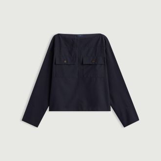 SOEUR BLOUSE KACY BLEU NUIT