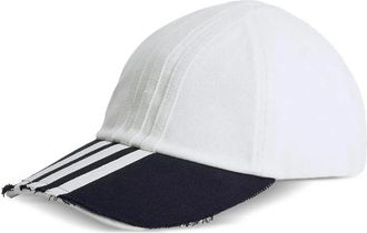 Yohji Yamamoto Homme, Accessoires, Blanc, Taille: ONE Size Stripes Cap