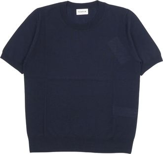 P.A.R.O.S.H. P.a.r.o.s.h., Femme, Pulls, Bleu, Taille: 40 FR Pulls &agrave; col rond