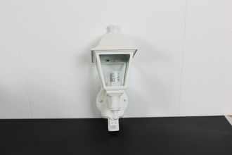 Eglo Au&szlig;en-Wandleuchte Belfort 1 wei&szlig; mit Bewegungsmelder E27, max. 60 W Au&szlig;en-Wandleuchte