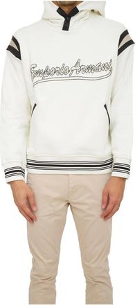 Emporio Armani Homme, Sweatshirts et sweats &agrave; capuche, Blanc, Taille: M SB Jerseywear