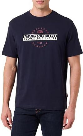 Napapijri Sander T-Shirt Bleu Marine, Bleu, XXL