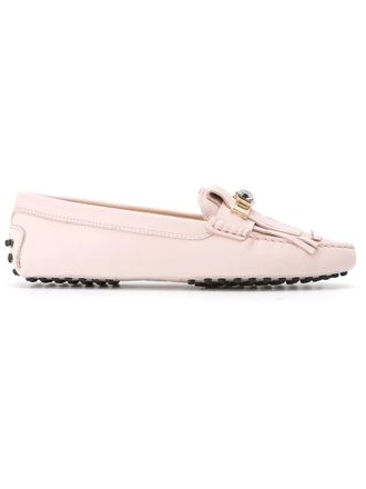 Tod's Gommini Loafer mit Fransen - Rosa