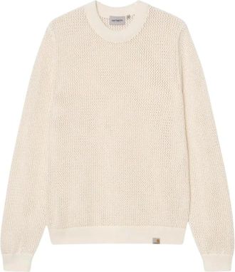 Carhartt Work in Progress Homme, Pulls, Beige, Taille: S Pull Stockton