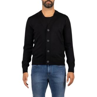 Alpha Industries Au7005E Gilet en M&eacute;rinos - Homme - Pulls - Noir - Taille: L