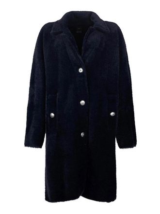 Pinko Manteau Au Genou - Bleu