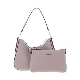 Guess Eco Brenton Schultertasche - - Bags - Damen - Rosa - ONE SIZE