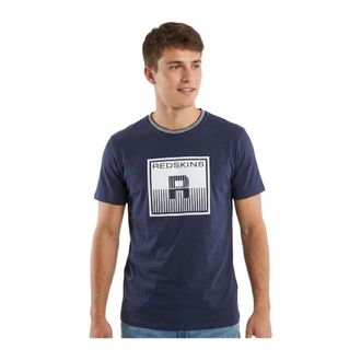 Redskins Homme, Tops, Bleu, Taille: M Tshirt MC coton stretch