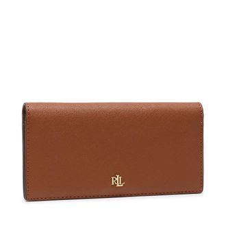 Lauren Ralph Lauren Geldb&ouml;rse LAUREN RALPH LAUREN Slim Wallet 432802917010 Braun