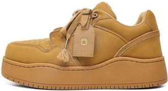 Generic NYSBH Spring Baskets r&eacute;tro grises &agrave; plateforme pour femme, chaussures de sport d&eacute;contract&eacute;es &agrave; semelle &eacute;paisse, chaussures polyvalentes, Myr9376 Kaki,